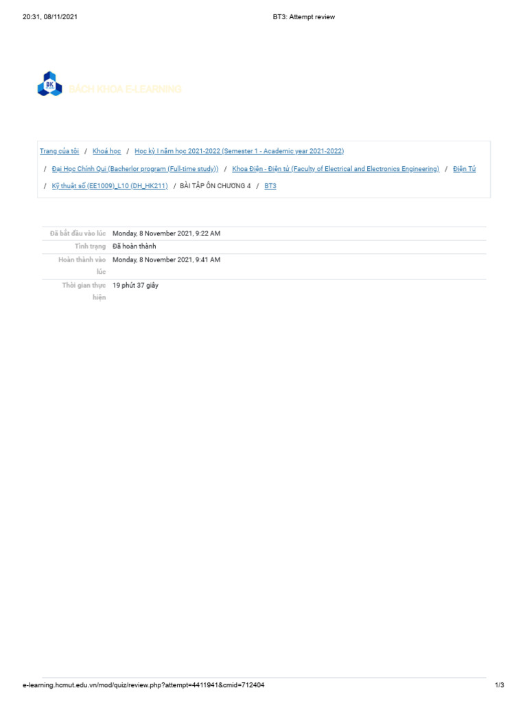 BT3 Attempt Review | PDF