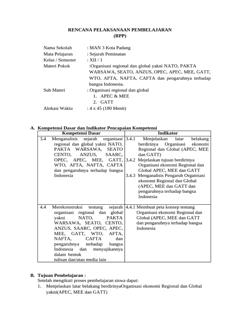 RPP Pertemuan Ke 11 | PDF