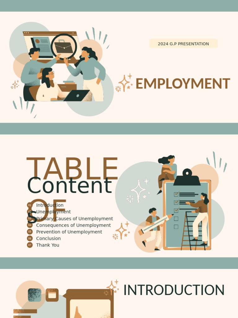 Employment Presentation | PDF | Business