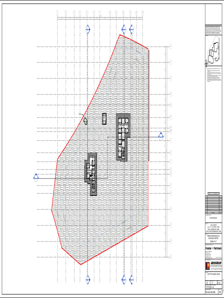 P23-Agi-Ar-A096 - Lift Pit Level Plan | PDF