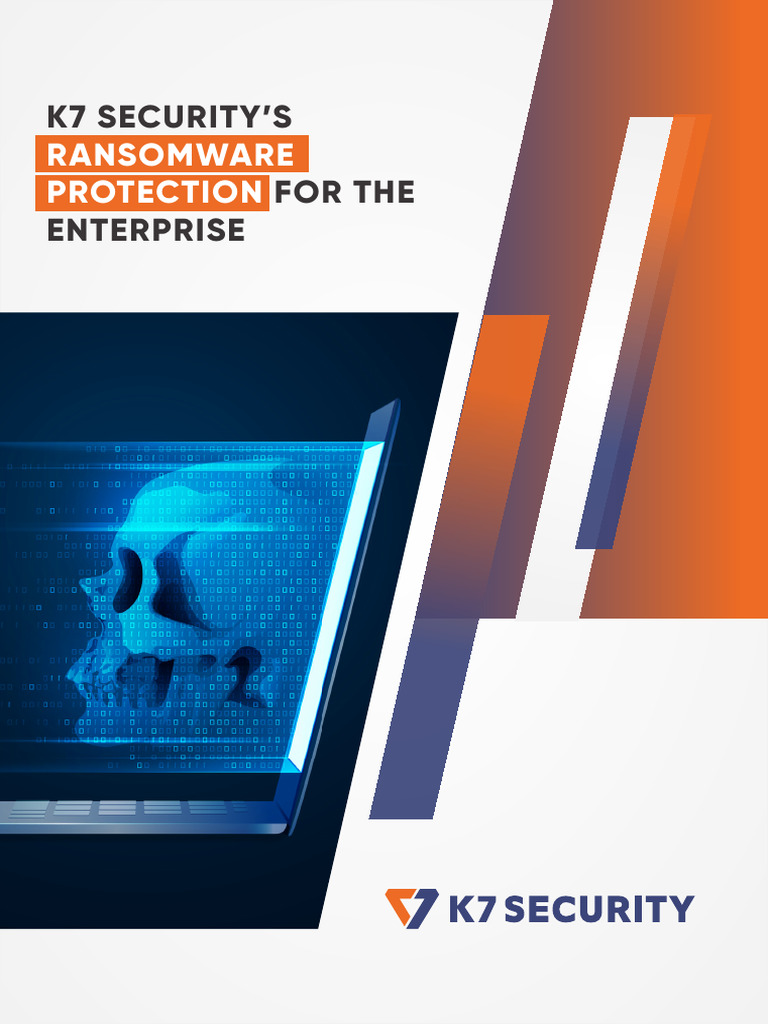 K7 Security Enterprise Ransomware Protection | PDF | Ransomware | Malware