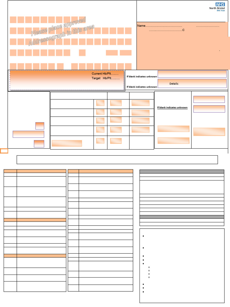Blood Transfusion Request Form Guide | PDF | Bleeding | Blood Transfusion