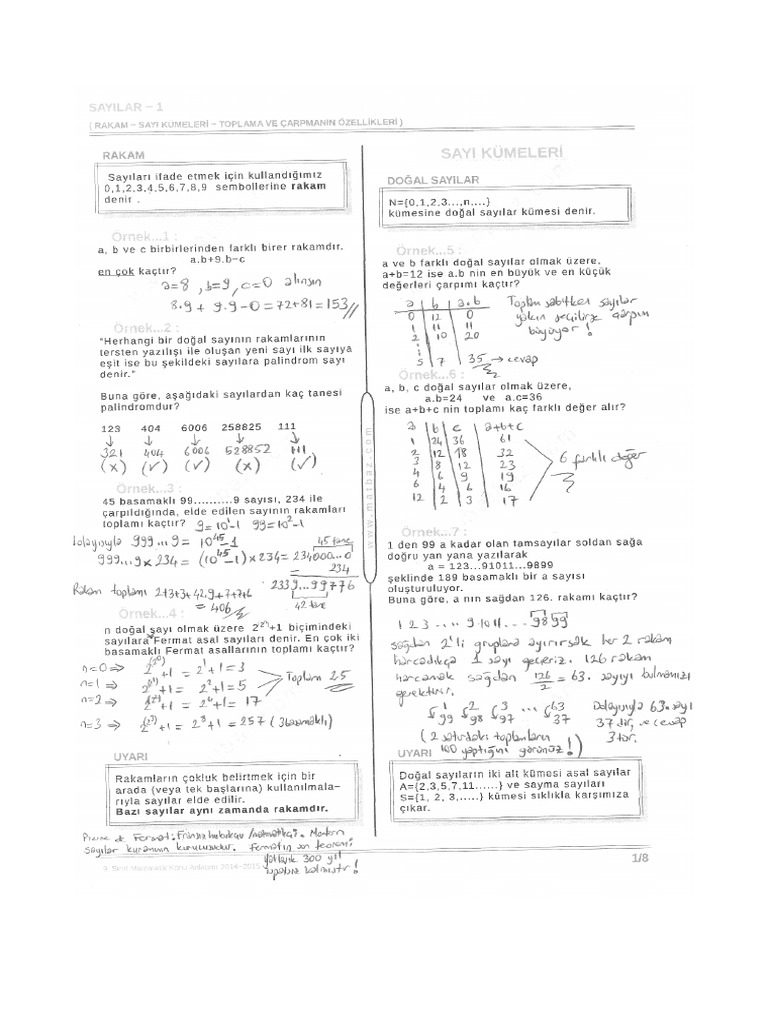 Cozum 9mat Sayi 2.1 | PDF