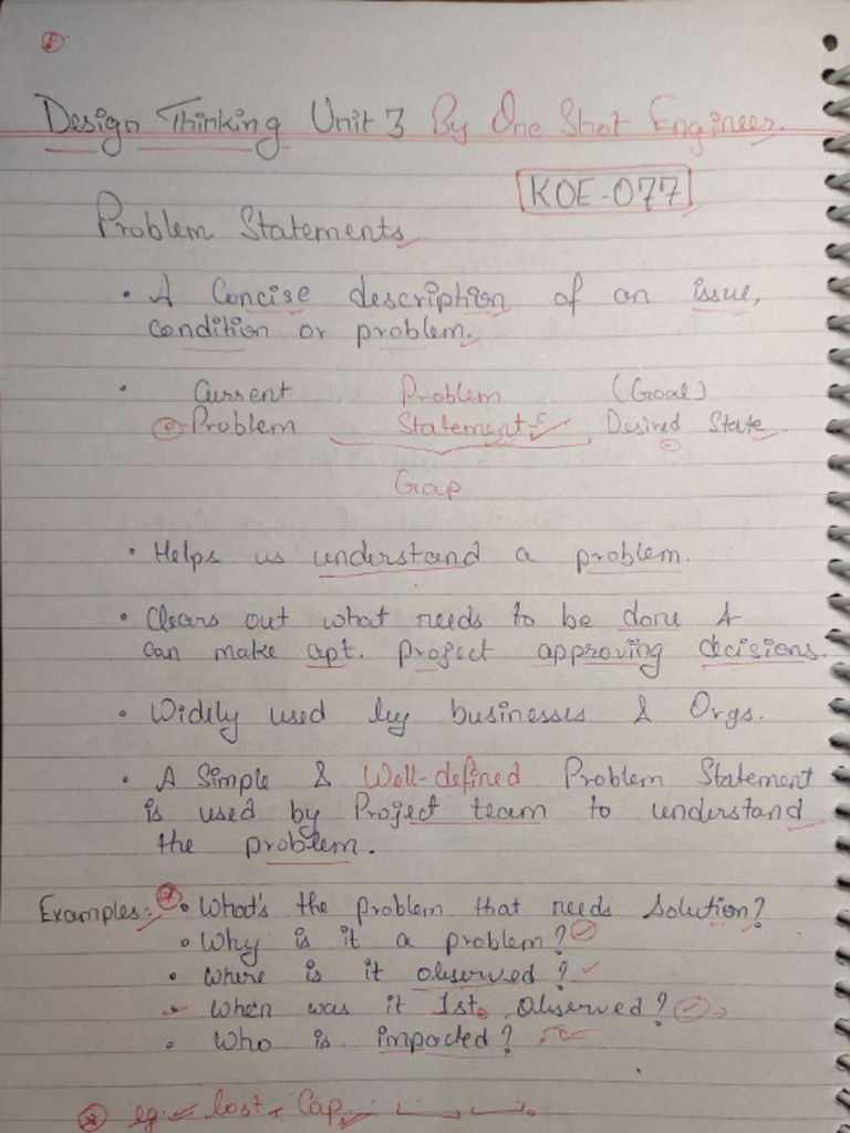 Design Thinking Unit 3 | PDF