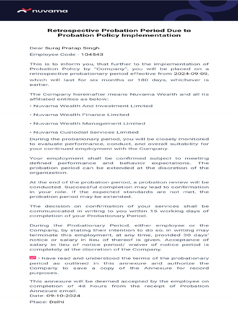 ProbationPolicy | PDF