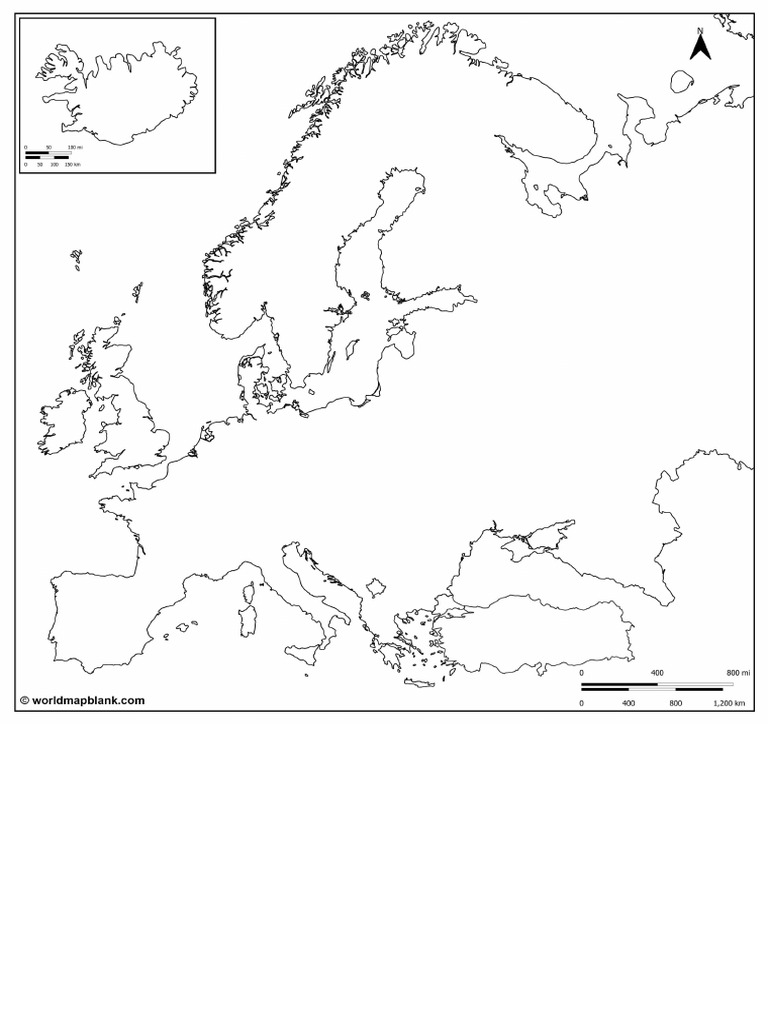 Europe Map Outline | PDF