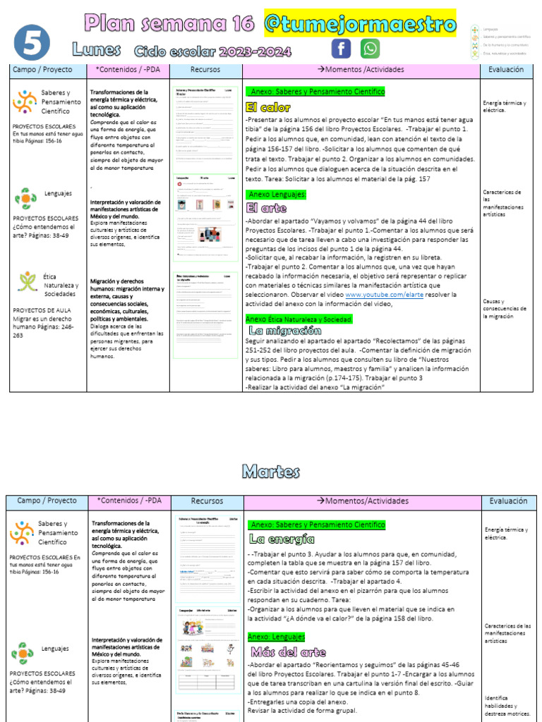 Proyectos Escolares: Energía, Arte y Migración | PDF | Migración humana | Temperatura