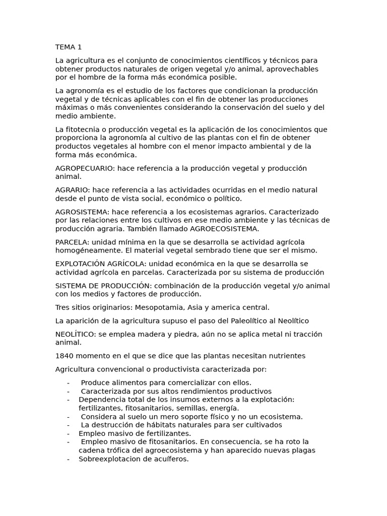 FPV Tema 1-7 | PDF | Agricultura | Agricultura ecológica