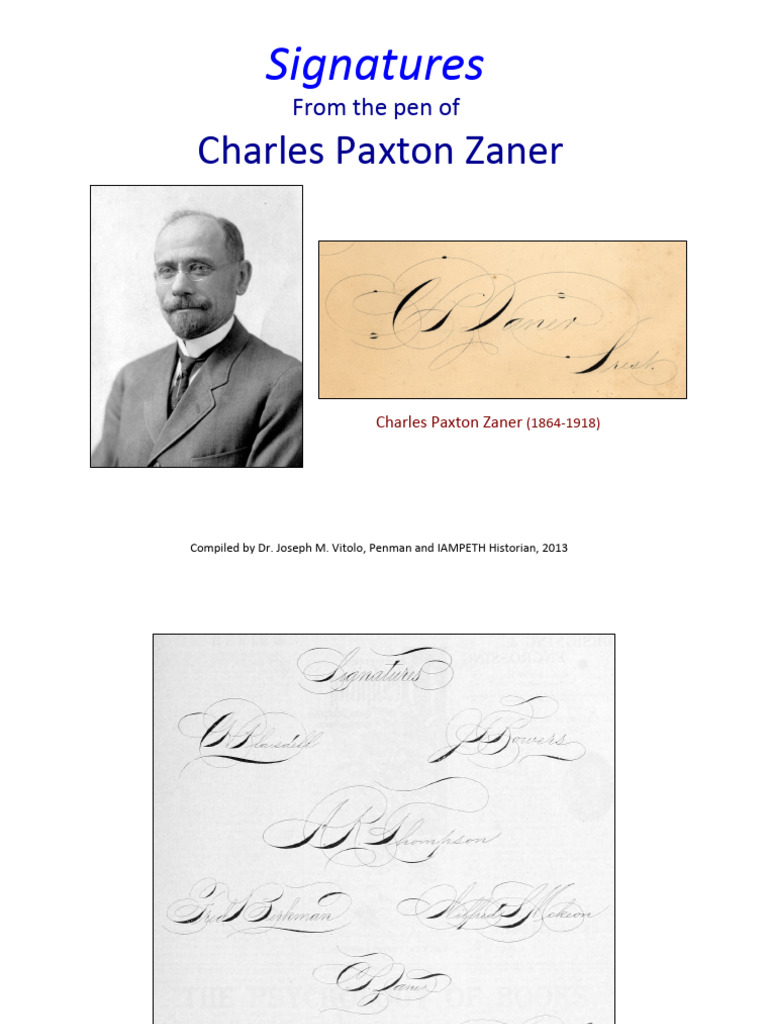 Zaner Signatures | PDF | History