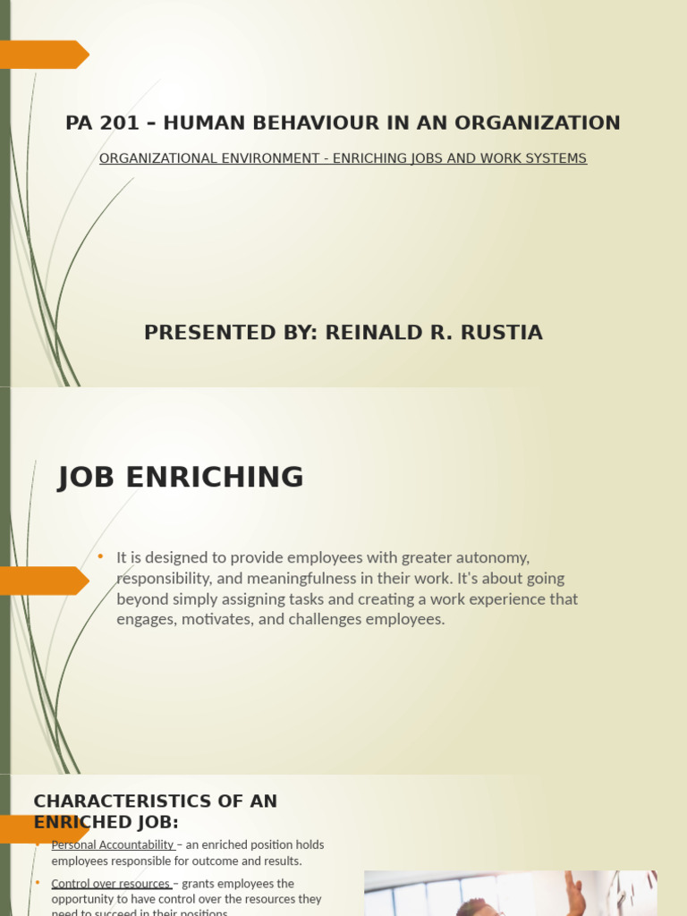 PA 201 | PDF | Motivation | Motivational