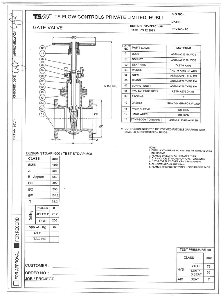 Gate Valve GAD | PDF