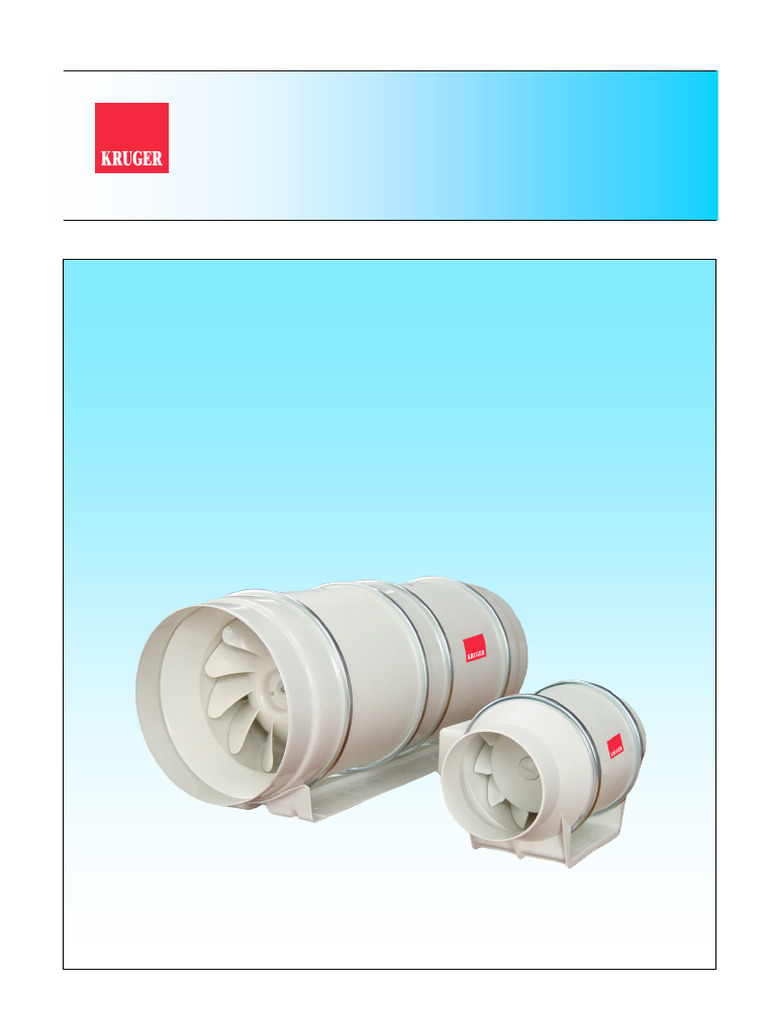 MTD Series Mixed Flow Duct Fan | PDF | Duct (Flow) | Flow Measurement