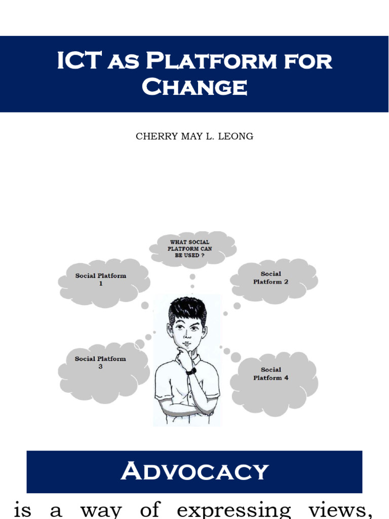 ICT As Platform For Change | PDF