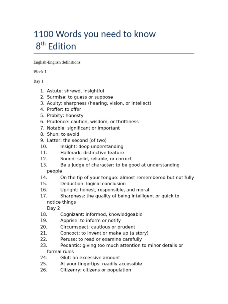 Essential Vocabulary for Mastery | PDF | Gulf War | Mail