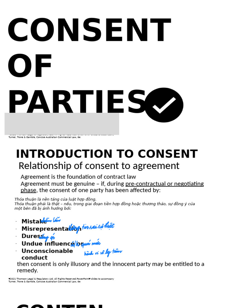 Introduction To Contract Law 3 | PDF