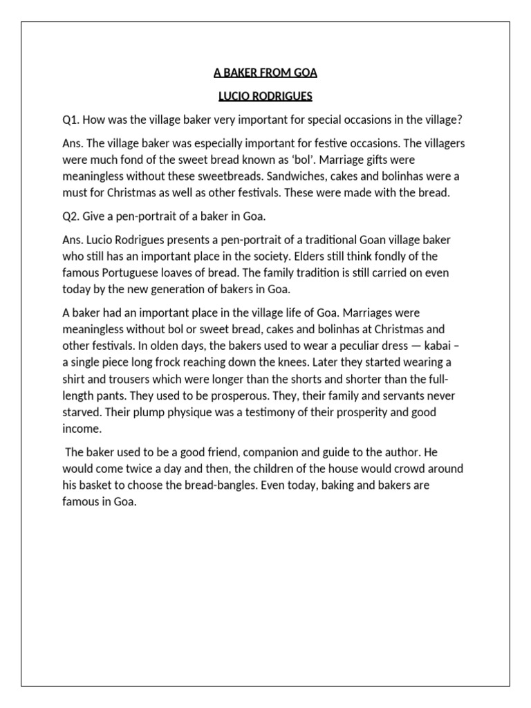 A Baker From Goa | PDF | Cooking, Food & Wine | Home & Garden