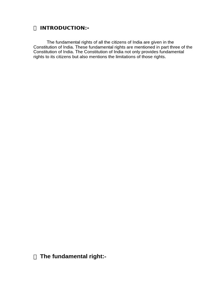 Eic Project Final-1 | PDF | Government And Personhood | Rights