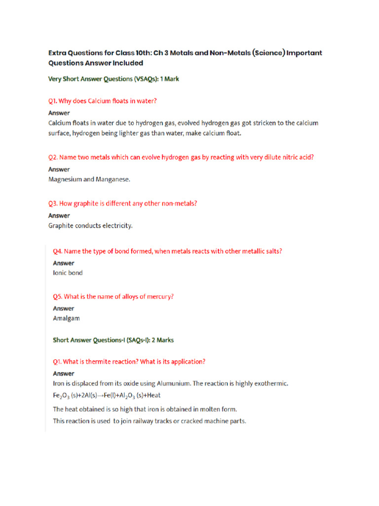 Que and Ans CHP 3 | PDF