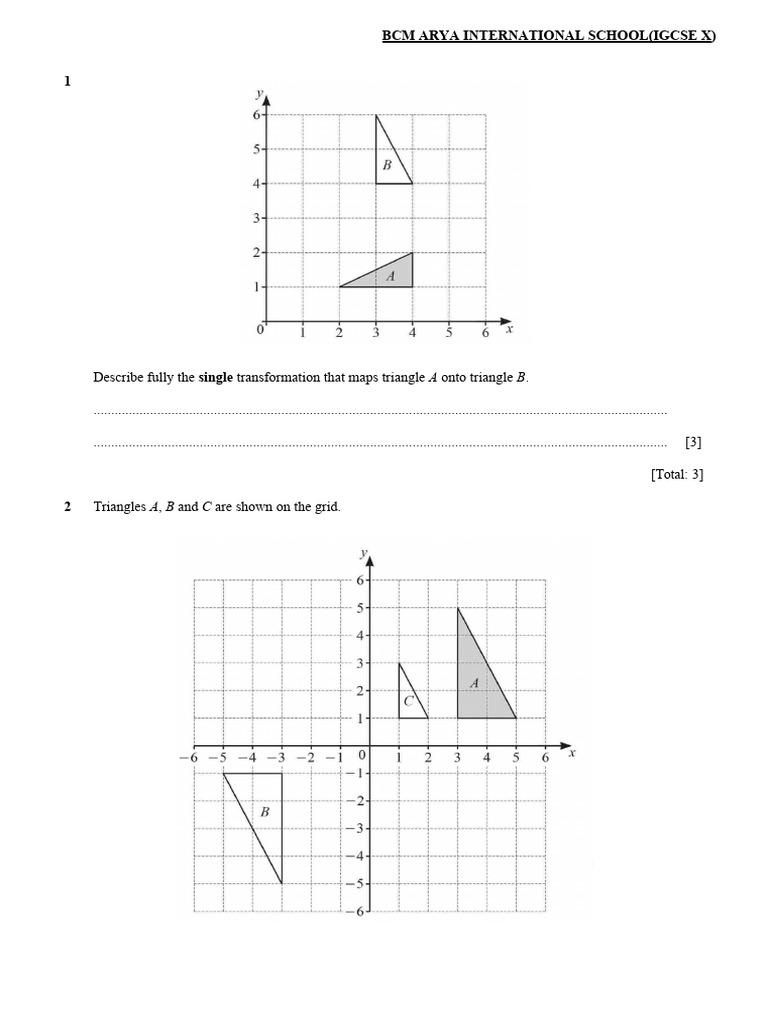 1153-c-849-ASSIGNMENT TRANSFORMATION IGCSEX | PDF | Shape ...