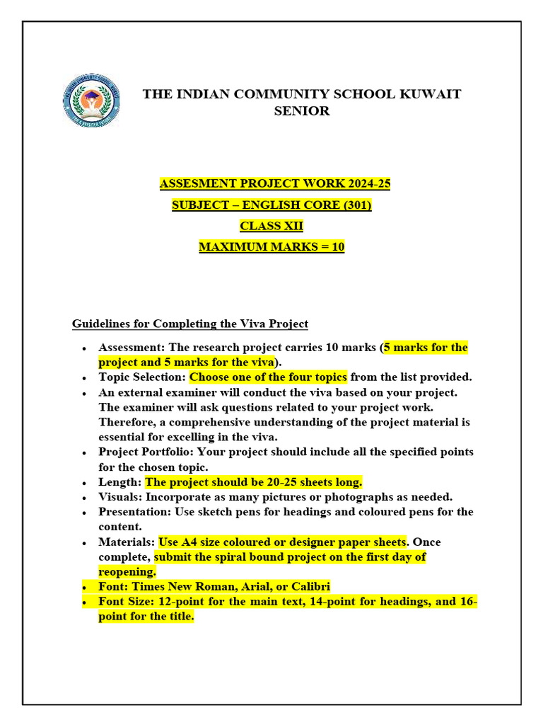 Grade 12 CBSE Project | PDF | Books