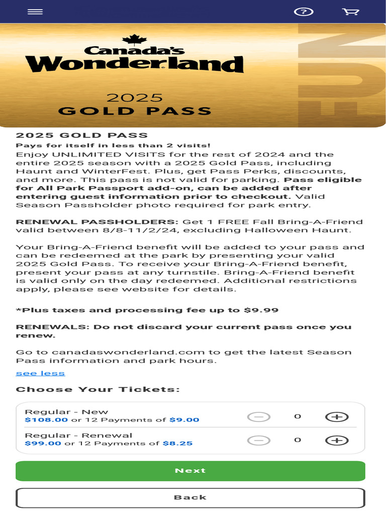 2025 Gold Pass Benefits Overview | PDF
