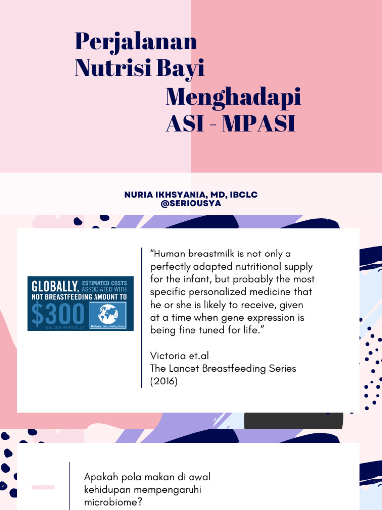Nutrisi Optimal MPASI oleh Dr. Nuria | PDF