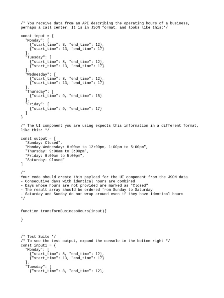 Interview Take Home | PDF | Computers | Technology & Engineering