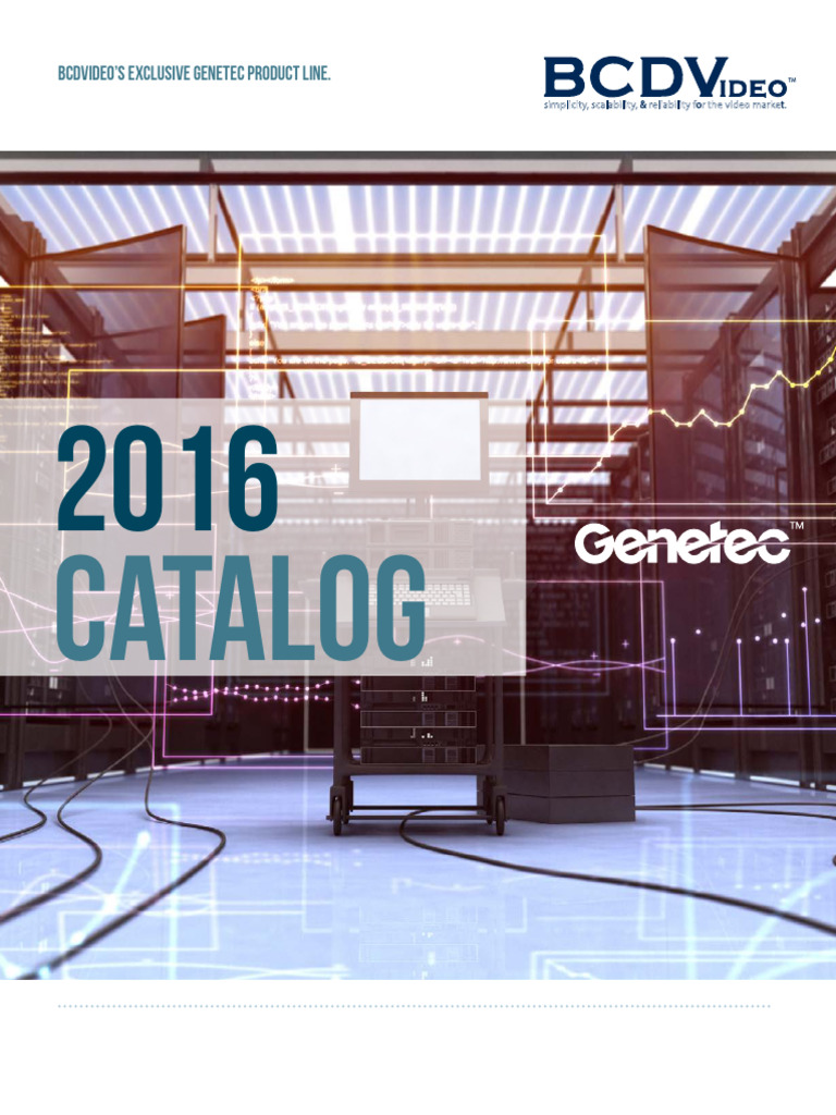 Genetec Product Catalog | PDF | Computing | Computer Architecture