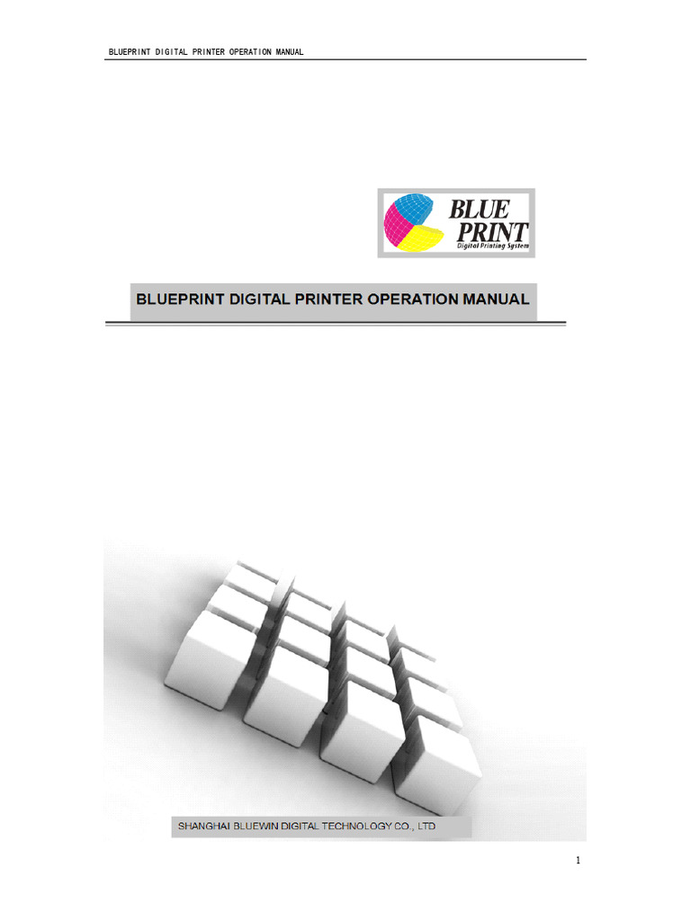 1.BLUEPRINT Operation Manual (Konica) Eng | PDF | Printer (Computing ...