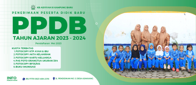 Spanduk PPDB 2023-2024 Sekolah KB | PDF | Ilmu Sosial