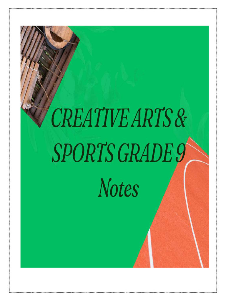 Grade 9 Creative Arts Notes | PDF | Clef | Tile
