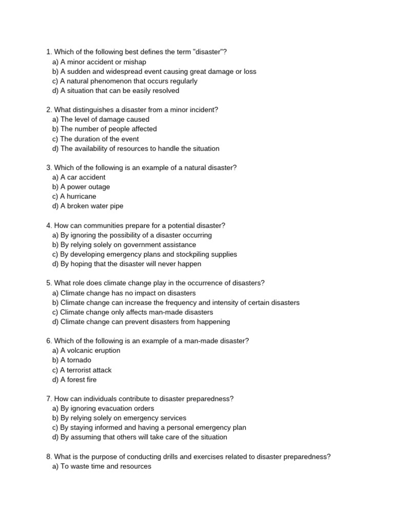 Rev 1 | PDF | Natural Disasters | Emergency Management