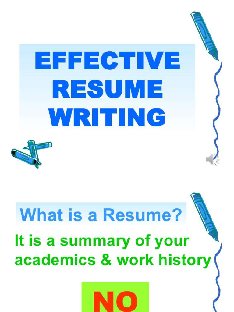 Resume Writing | PDF