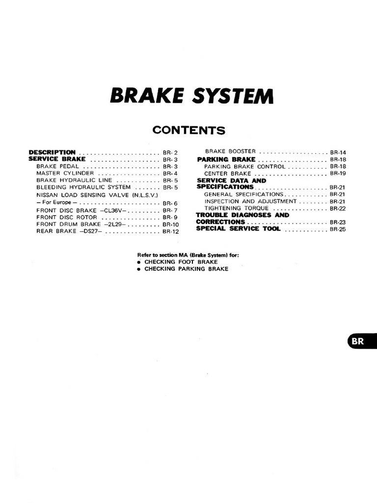 Service Manual 1980 Chapter 16 BR | PDF