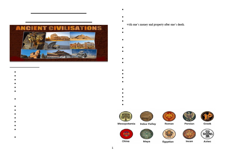 year-3-ancient-civ 1 | PDF | Archaeology | Monarch