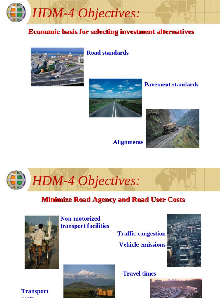 HDM-4 Road Investment Framework | PDF