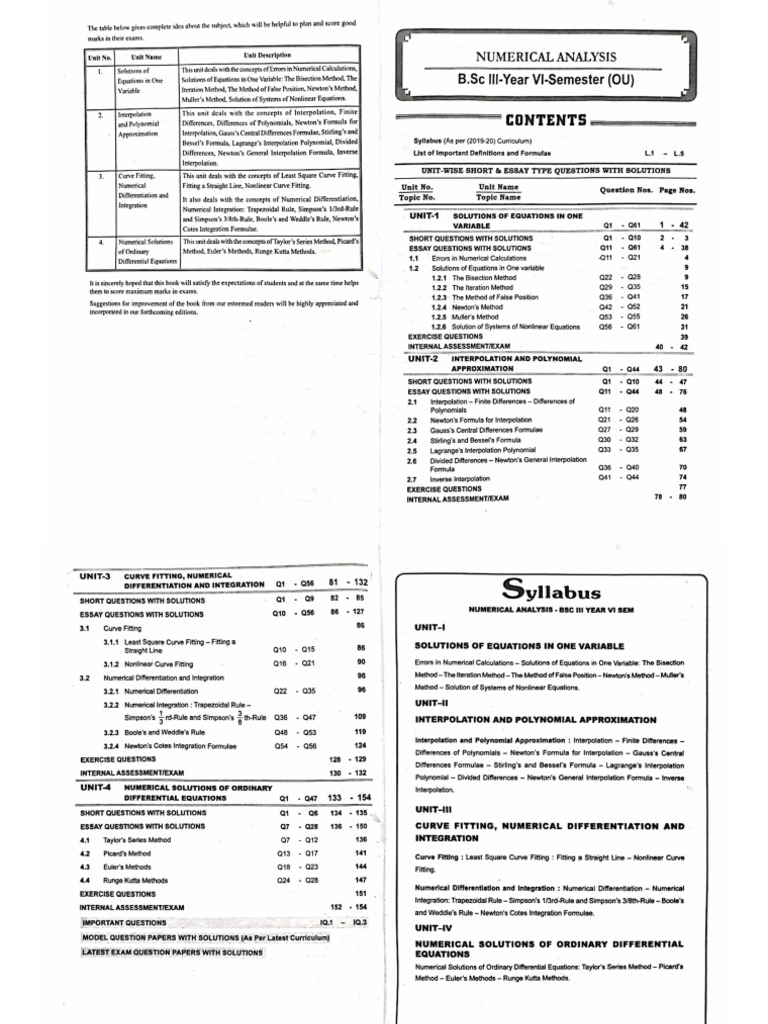Maths Sem 6 Sia | PDF