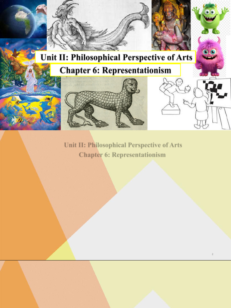 CHAPTER 6 (Philosophical Perspective of Arts - Representationism) | PDF