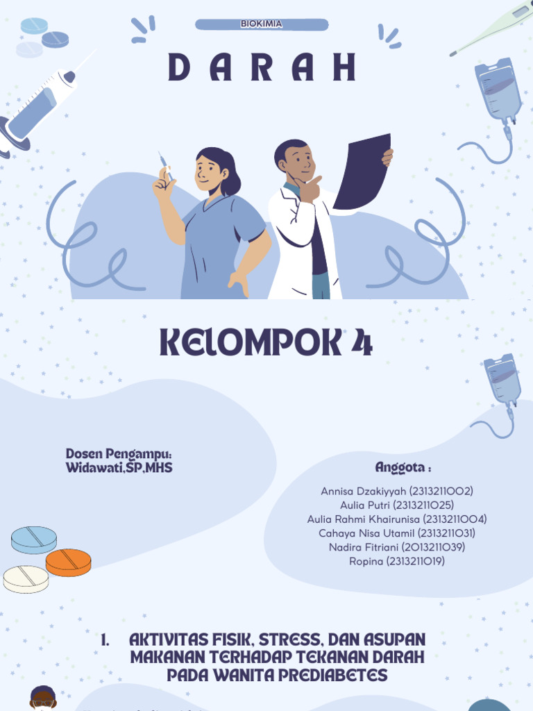 Kelompok 4 Gizi "DARAH" | PDF | Pengembangan Diri | Kesehatan Holistik