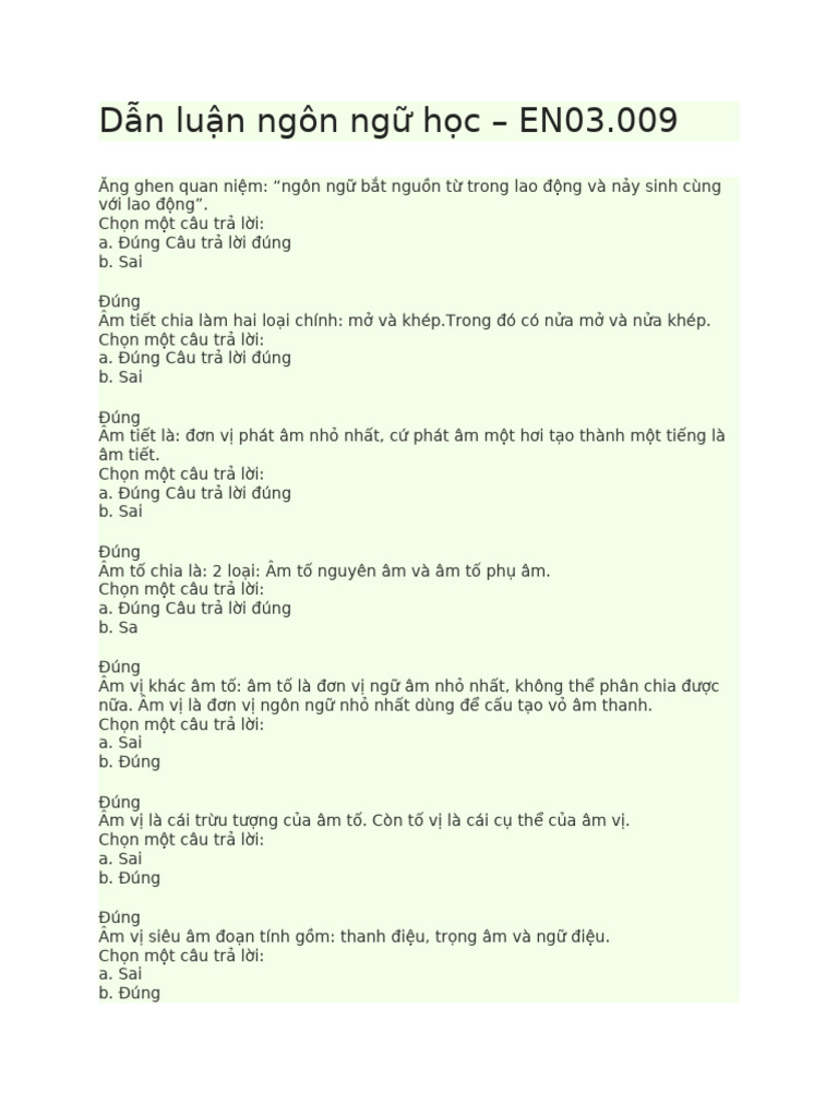 (123doc) - Dap-An-Dan-Luan-Ngon-Ngu-Hoc | PDF