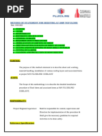 Work Method Statement For Roof Sheeting Works | PDF | Crane (Machine ...