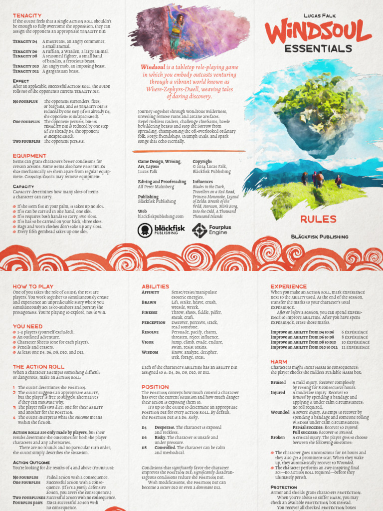 Windsoul Essentials - Rules | PDF | Dice