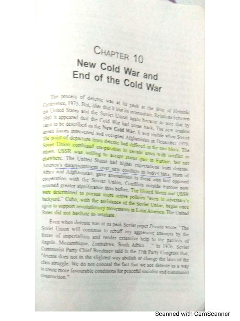 New Cold War and End of Cold War | PDF
