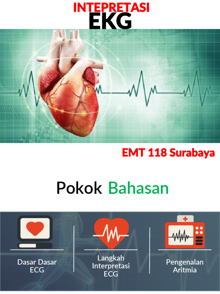 Panduan Interpretasi EKG EMT 118 | PDF