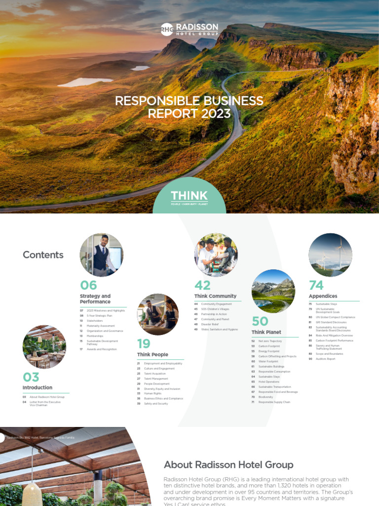 RHG Annual Report | PDF | Sustainability | Supply Chain