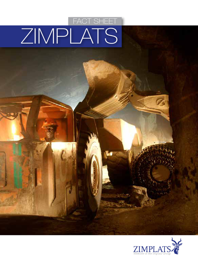Zimplats Fact Sheets Dec 2018 | PDF | Mining | Minerals