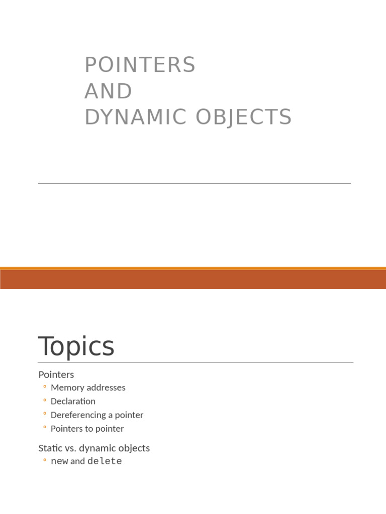 Pointers Old Pdf Pointer Computer Programming Integer Computer Science