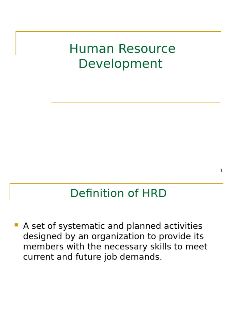 Human Resource Development | PDF | Diversity (Business) | Motivational