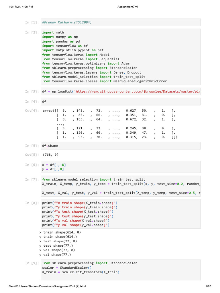 Assignment 7 Ml | PDF | Software Engineering | Computing