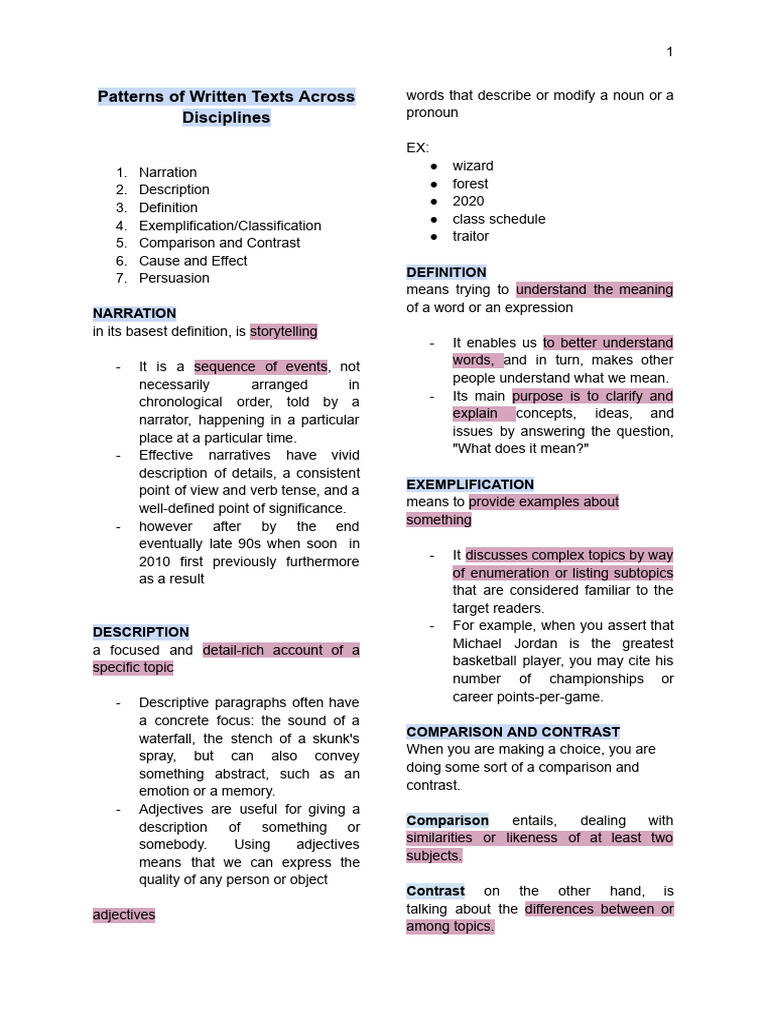 Text Patterns and Writing Mechanics | PDF | Comma | Quotation Mark